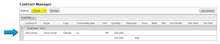 Group Sort Filter And Customize Contracts Agri Data Solution